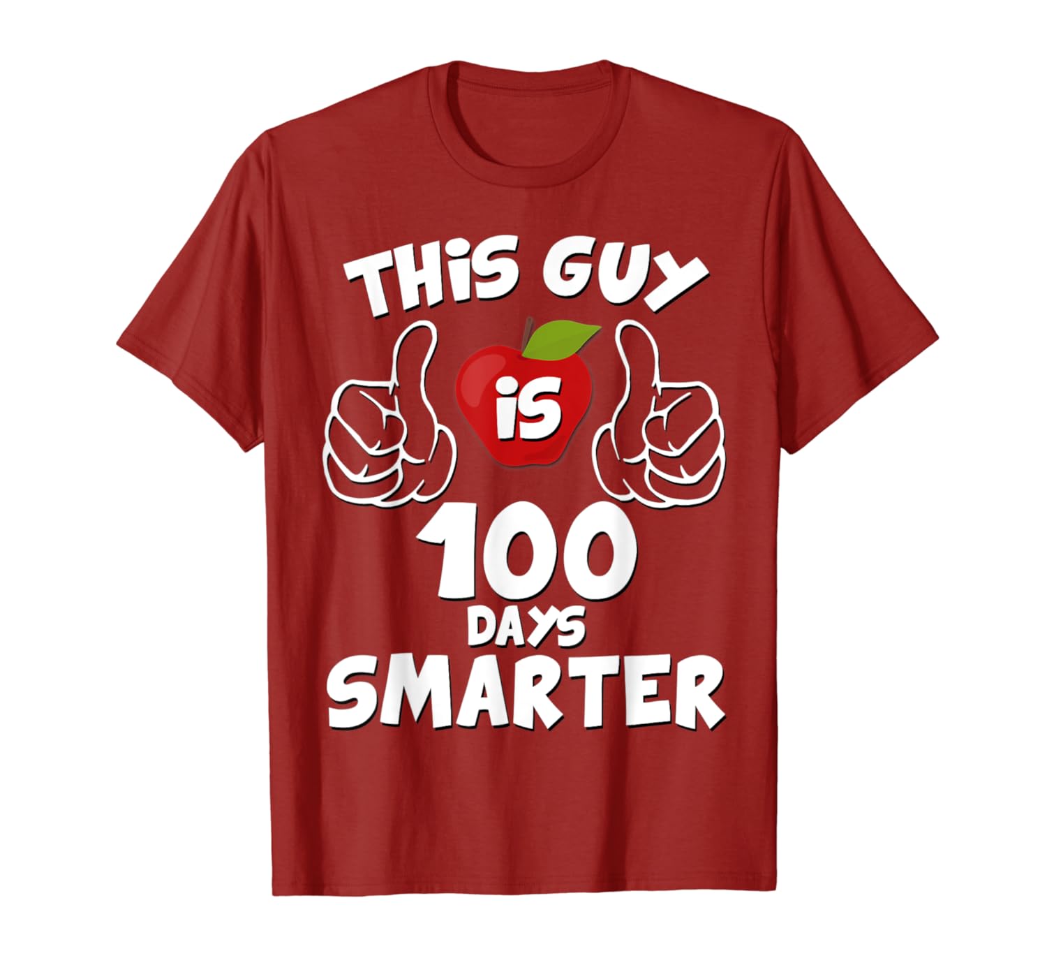 100 Days Of School Shirt This Guy Is 100 Days Smarter Gift 100-days-of-school-shirt-this-guy-is-100-days-smarter-gift